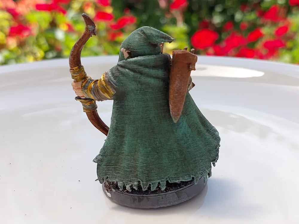 Hooded Rogue Archer Miniature (Gnome / Halfling) - Free 3D Print Model ...