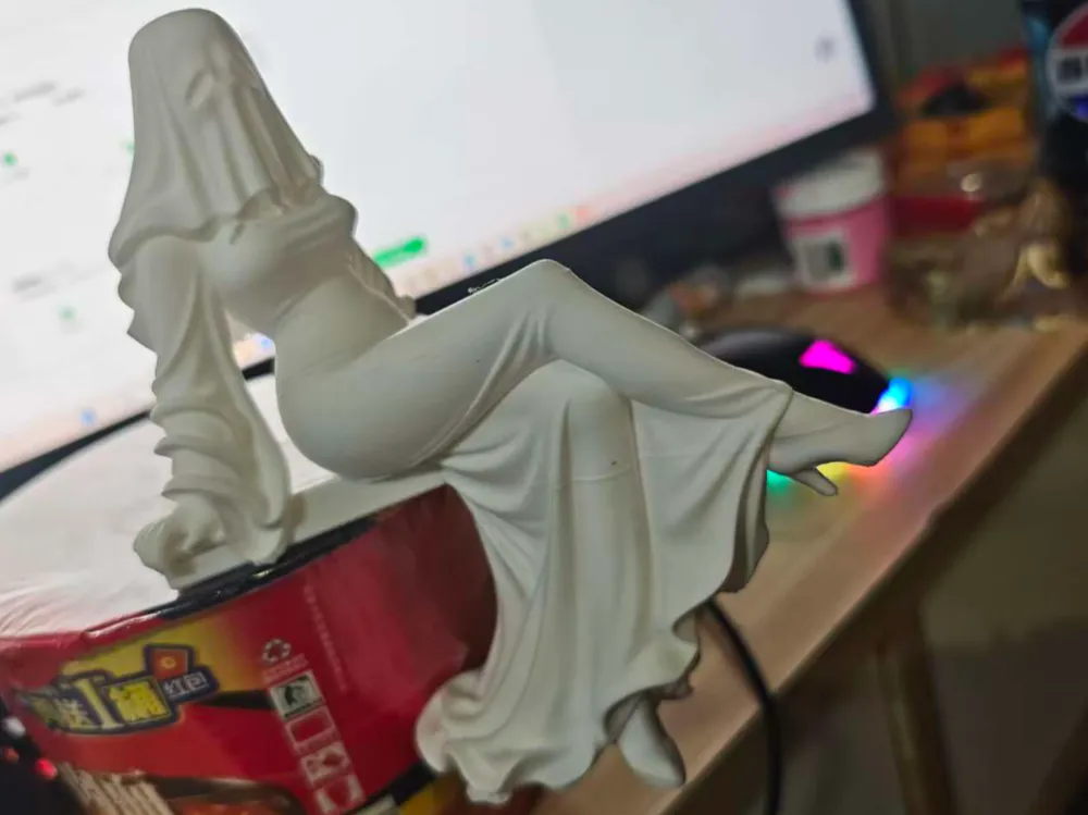 Ghost Girl Noodle Press -- Do you like my legs - Free 3D Print Model ...