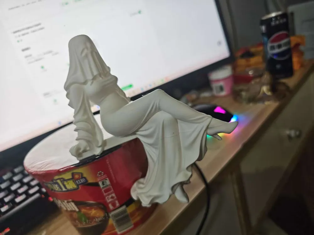 Ghost Girl Noodle Press -- Do you like my legs - Free 3D Print Model ...
