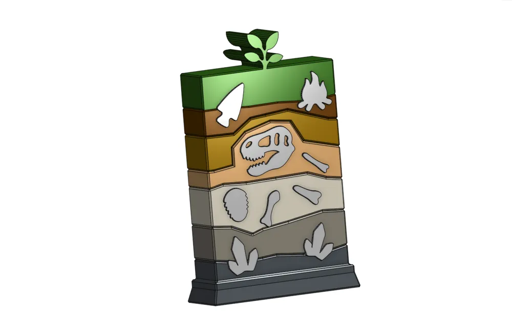 Stratigraphy Puzzle - MakerWorld 3D Model | 3Drop