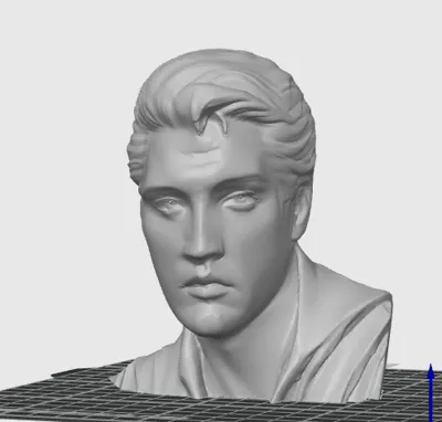 Elvis Statue modeled from makerlab by sastrand27 MakerWorld: Download ...