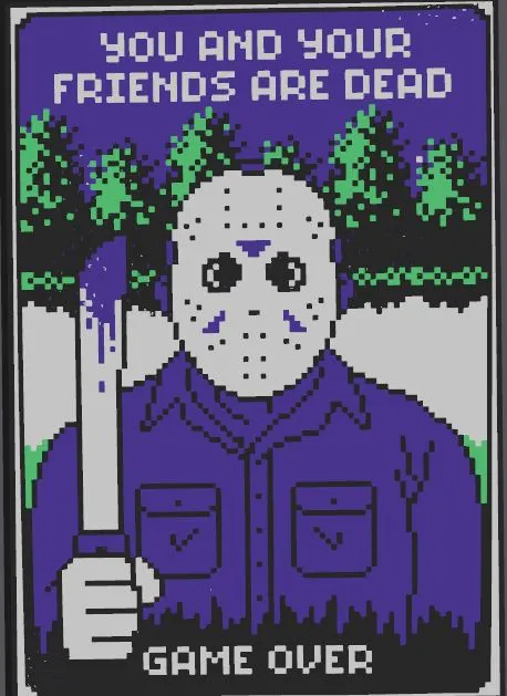 Friday the 13th Jason Voorhees NES Game Lightbox by Sykotik MakerWorld ...