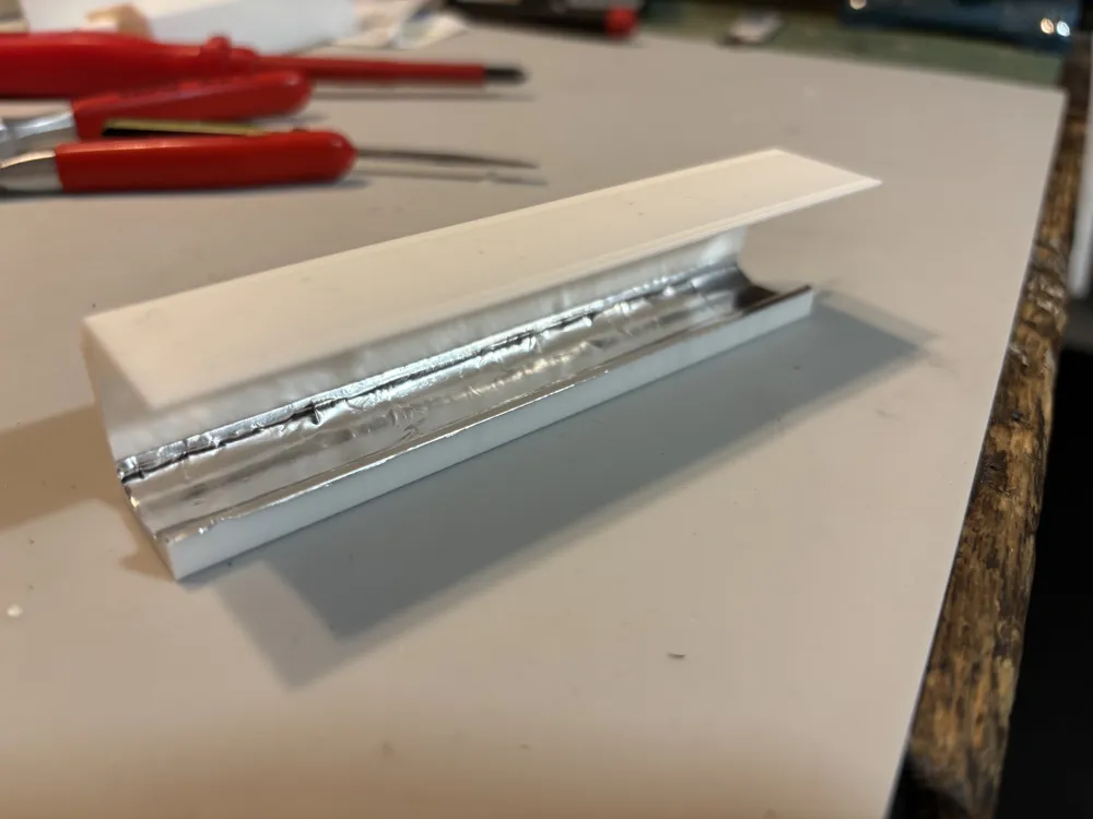 LED strip corner diffuser / reflector - Free 3D Print Model - MakerWorld