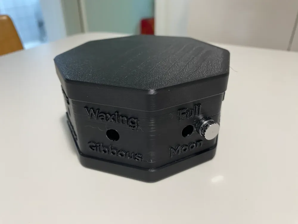 Lunar Phase Observation Box, a lunar phase change rule and cause ...