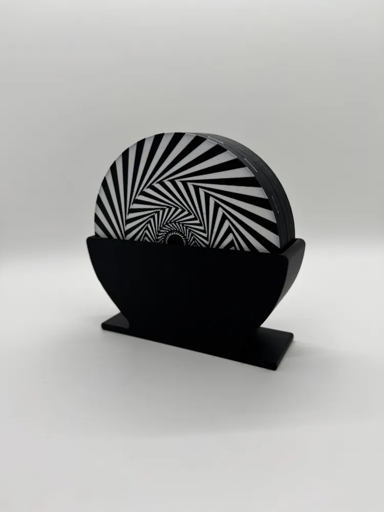4x set of Illusion Coasters, Holder included by NR Workshop MakerWorld ...