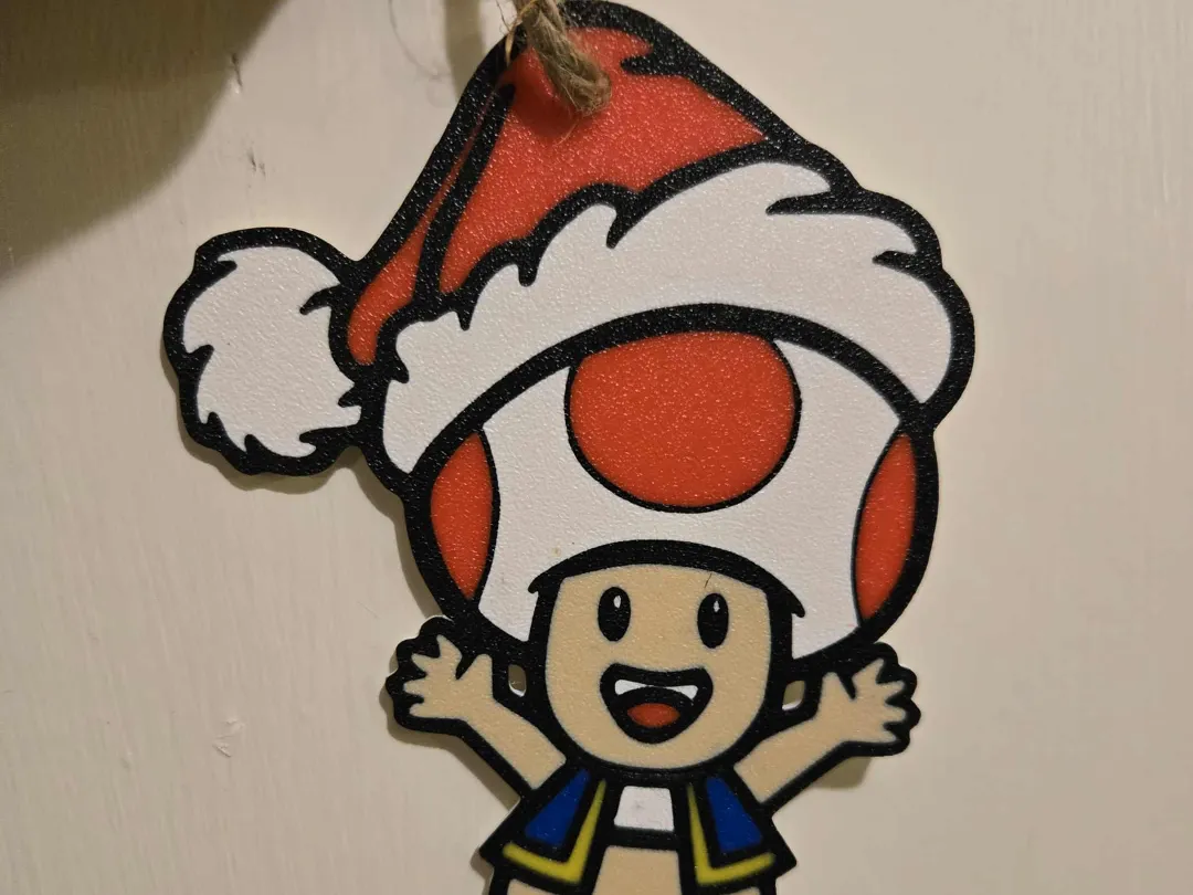 Christmas Toad super Mario brothers by johnsrestoandfab MakerWorld ...