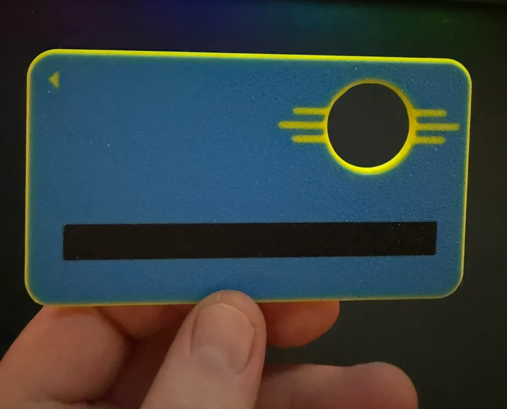 Fallout Keycard (Vaults 101, 33, 76) by Mennox MakerWorld: Download ...