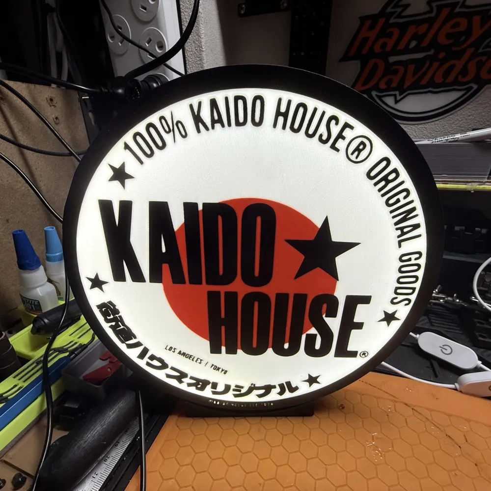 Caja de luz LED 100% original Kaido House - Modelo de impresión 3D ...