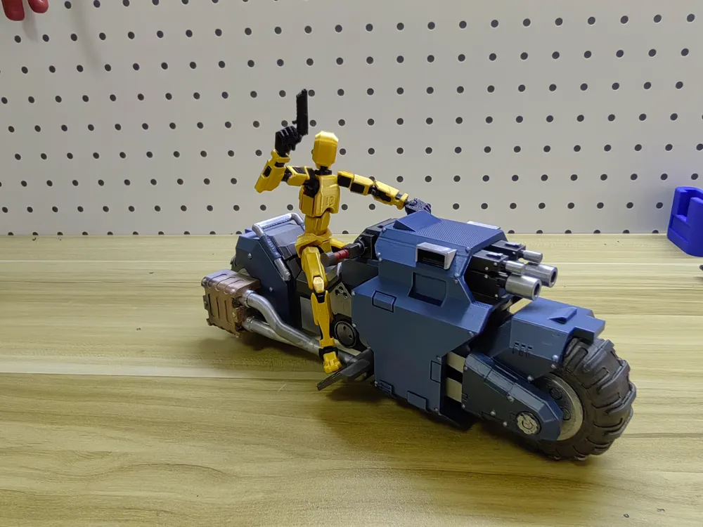 Warhammer 40K All-Terrain Exploration Attack Bike - Fully Articulated by 喵匠Meowcraft - MakerWorld