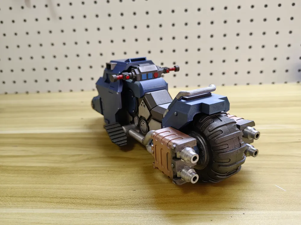 Warhammer 40K All-Terrain Exploration Attack Bike - Fully Articulated by 喵匠Meowcraft - MakerWorld