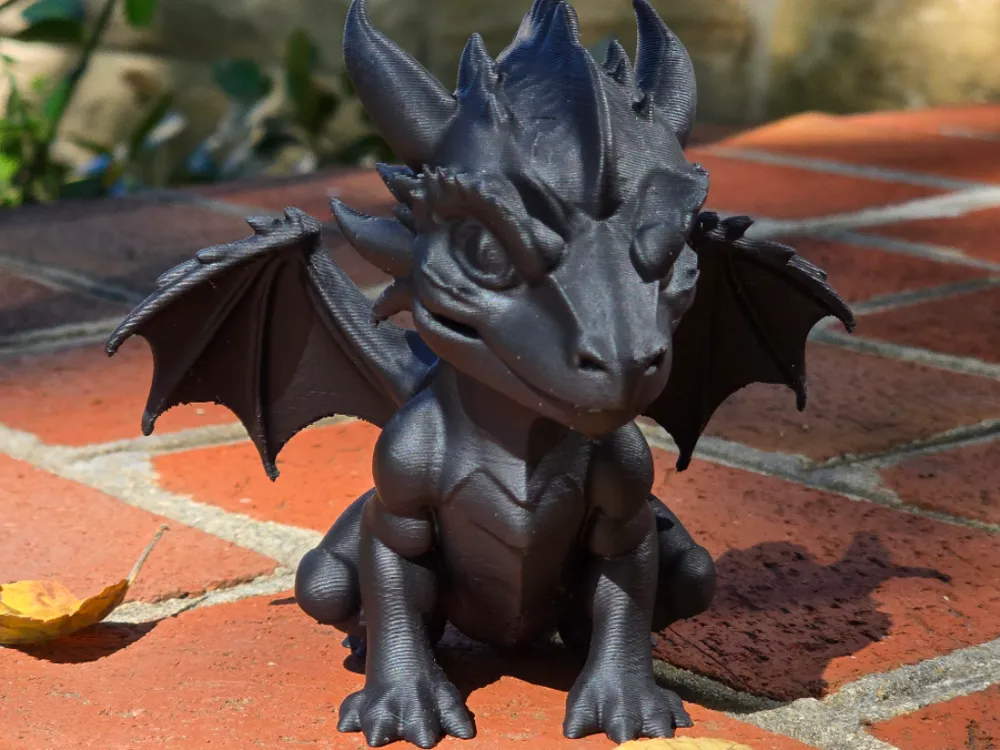 Reimagined Art: Baby Dragon by Bomaken Prints MakerWorld: Download Free ...