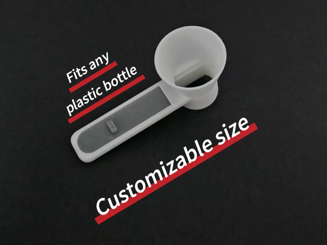 Customizable Funnel Scoop - Free 3D Print Model - MakerWorld