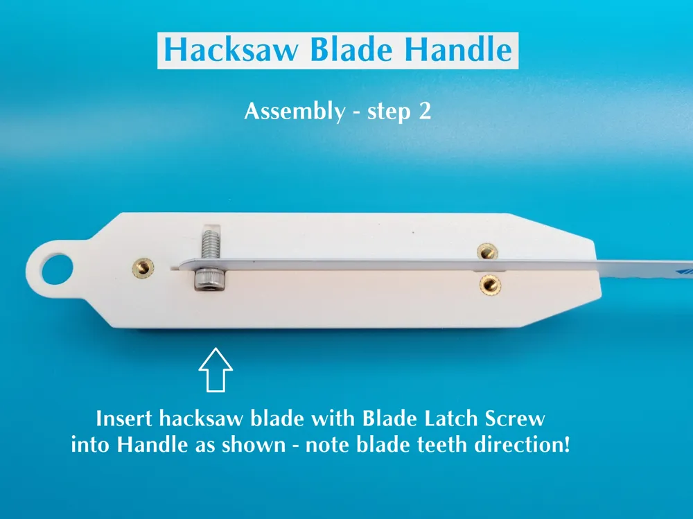 Hacksaw Blade Handle by Phil Caruso MakerWorld: Download Free 3D Models