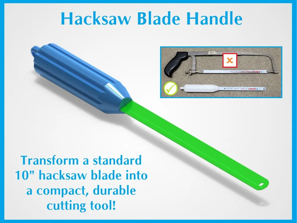 Hacksaw Blade Handle by Phil Caruso MakerWorld: Download Free 3D Models
