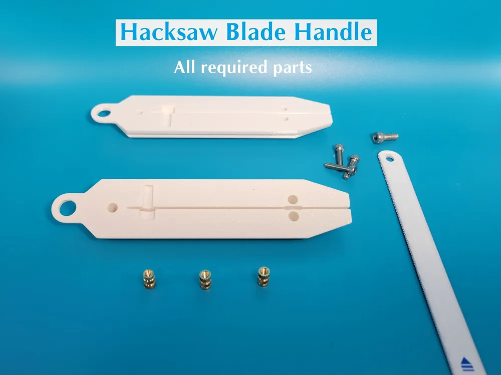 Hacksaw Blade Handle by Phil CarusoMakerWorld: Download Free 3D Models