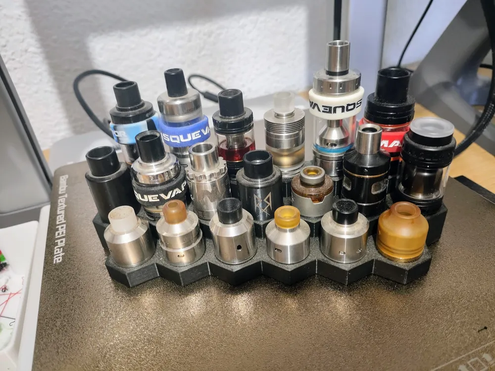 Ultra Fit Vape Stand with minimal distance between by goyetus - MakerWorld