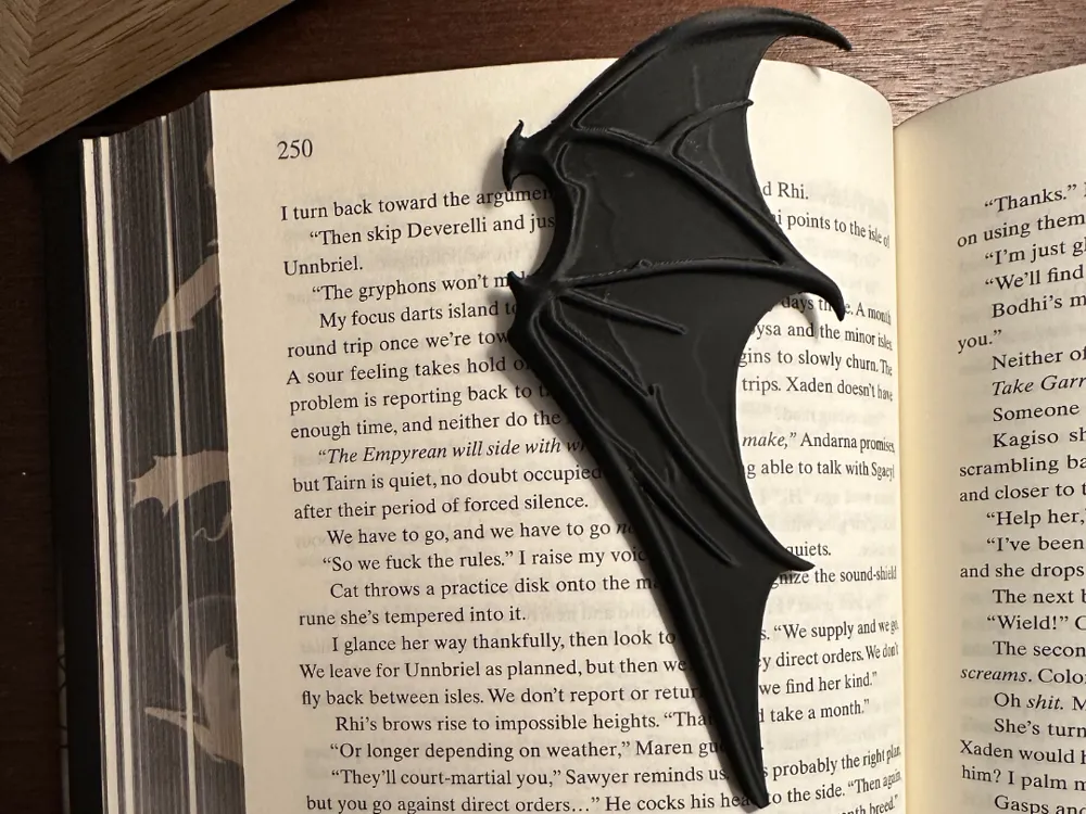 Bat Boy Wing Bookmark by TheRealKD - MakerWorld