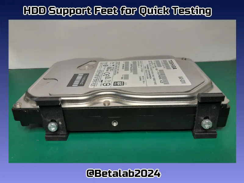 HDD Support feet for quick testing by Betalab2024 - MakerWorld
