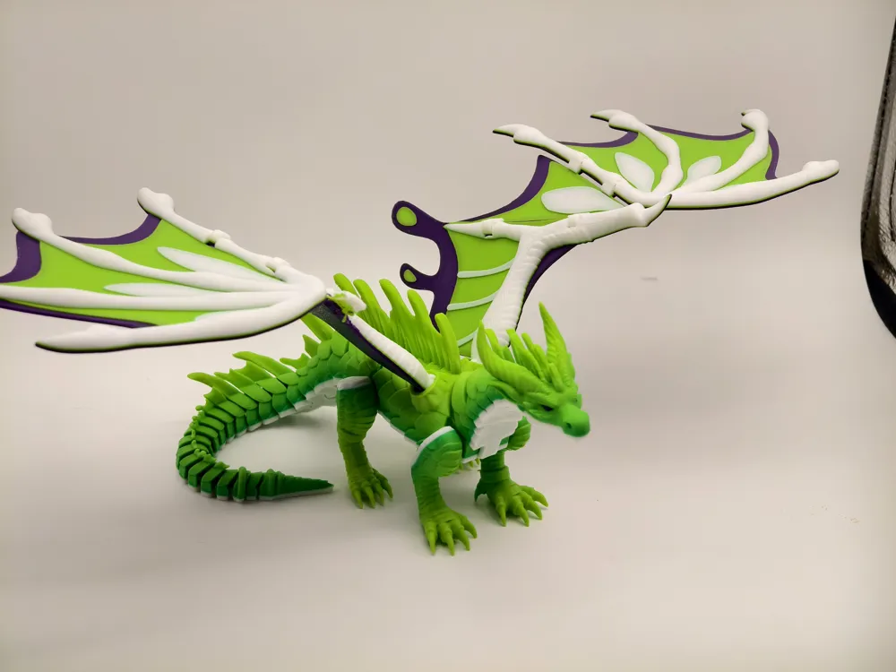 Skywing, Seawing Hybrid Dragon, no supports, A1 mini printable - Free ...