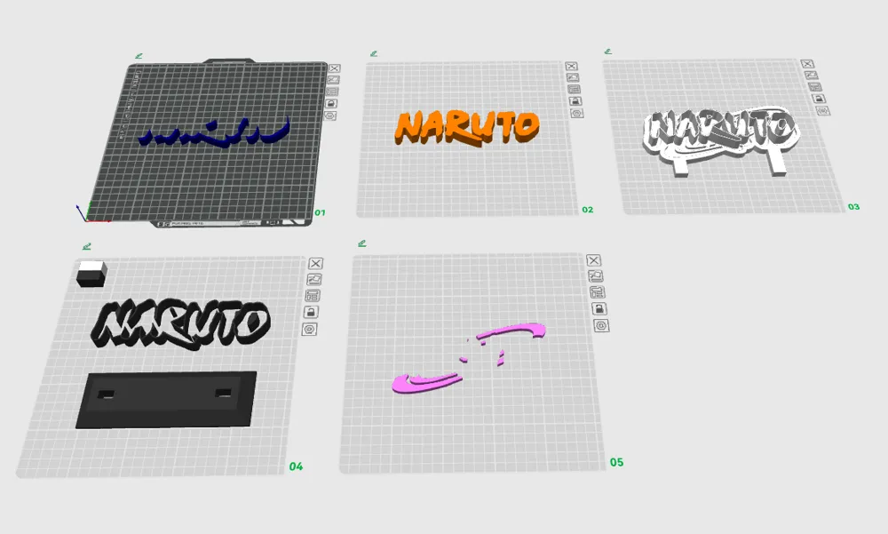Logo Naruto - Free 3D Print Model - MakerWorld