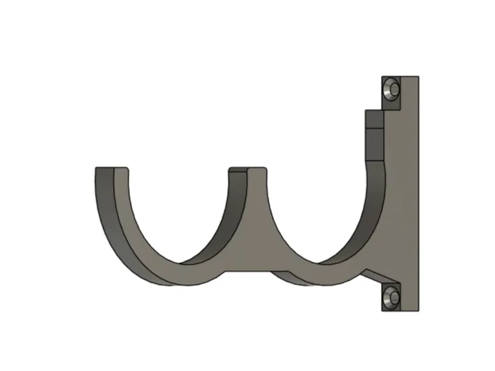 2.5 Inch Shop Vac Hose Mounting Bracket by KindredHeritage MakerWorld ...