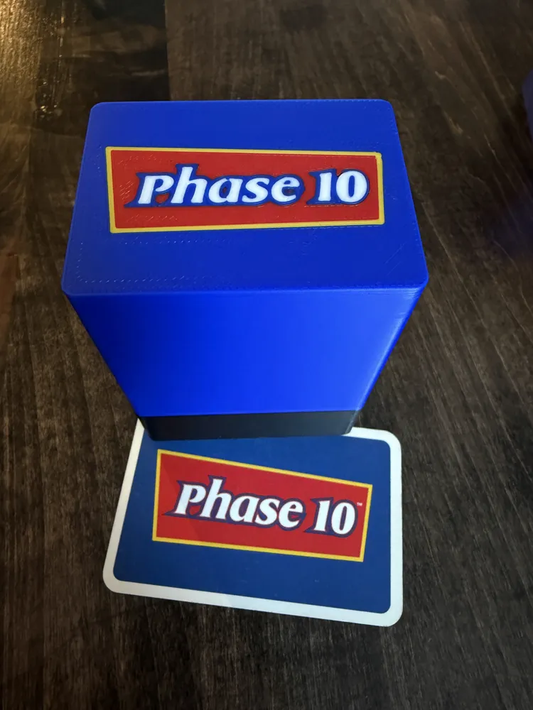 Phase 10 Game Box - Free 3D Print Model - MakerWorld