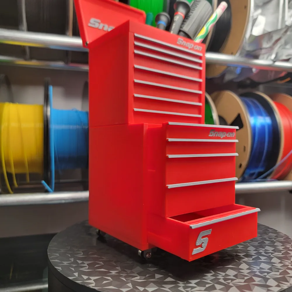 Snap-On Inspired Double-Stacked Tool Chest by joshua.makes - MakerWorld