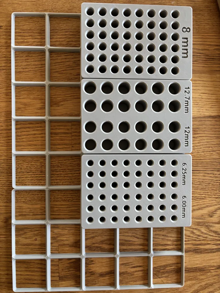 Gridfinity bin for 6mm and 6.25 (1/4) router bits by Studio Pardes ...