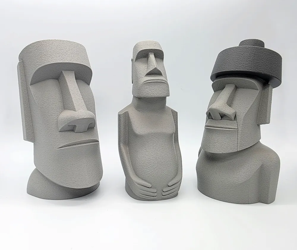 Full Body Moai Statue - The Moai Collection - Free 3D Print Model ...