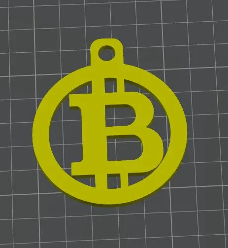 BTC keychain - Bitcoin by Ibextronic3D - MakerWorld