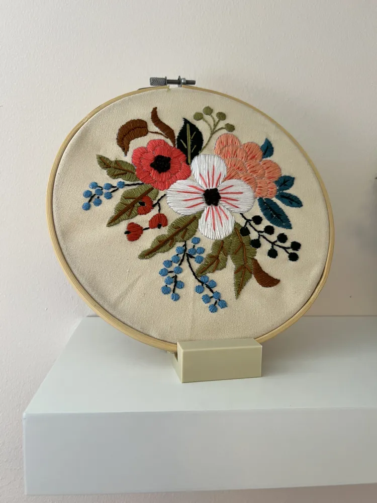 Embroidery Hoop Stand - Embroidery Hoop Display by MisterSir MakerWorld ...