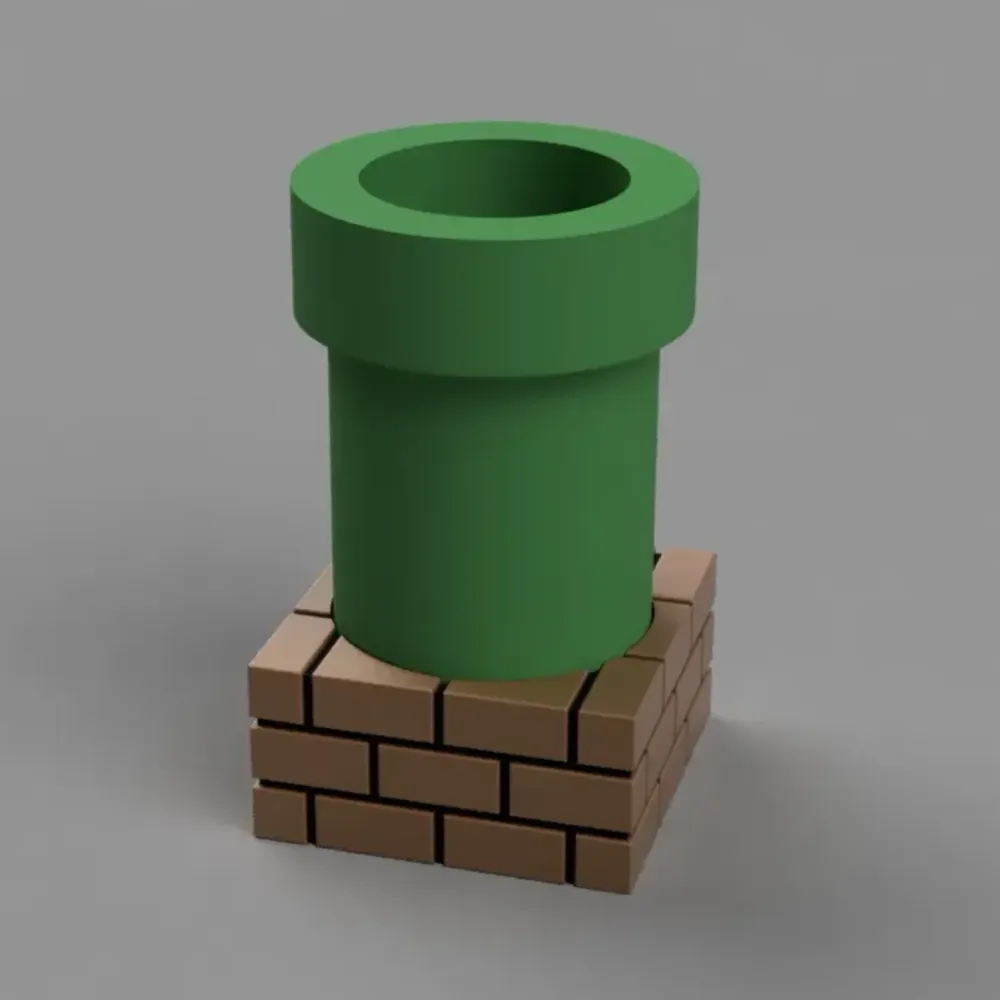Mario pipe venus flytrap pot - Free 3D Print Model - MakerWorld