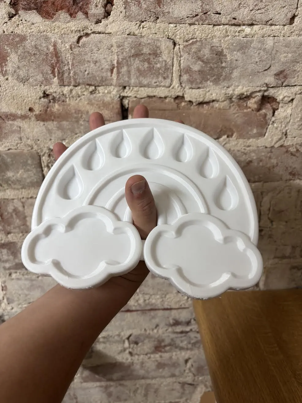 Kids and Adults fun rainbow paint pallet by 3d_it MakerWorld: Download ...