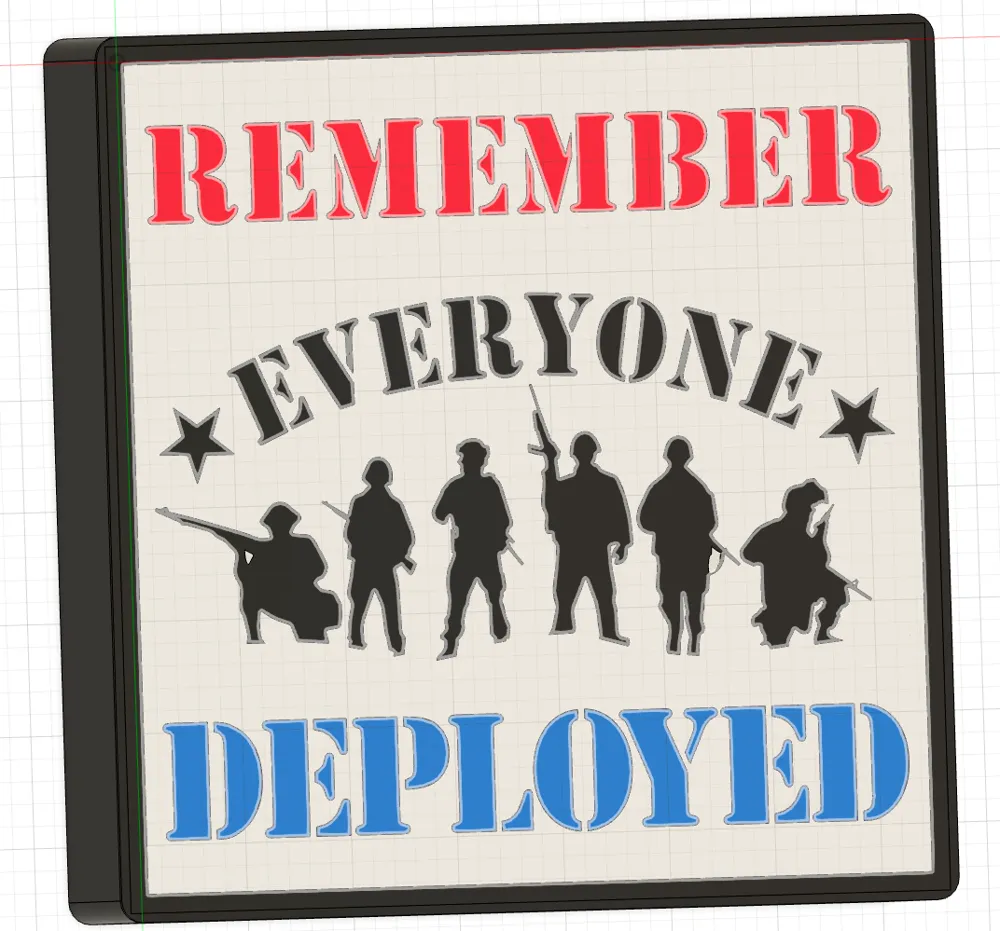 Remember Everyone Deployed by Freedom 3D Prints MakerWorld: Download ...