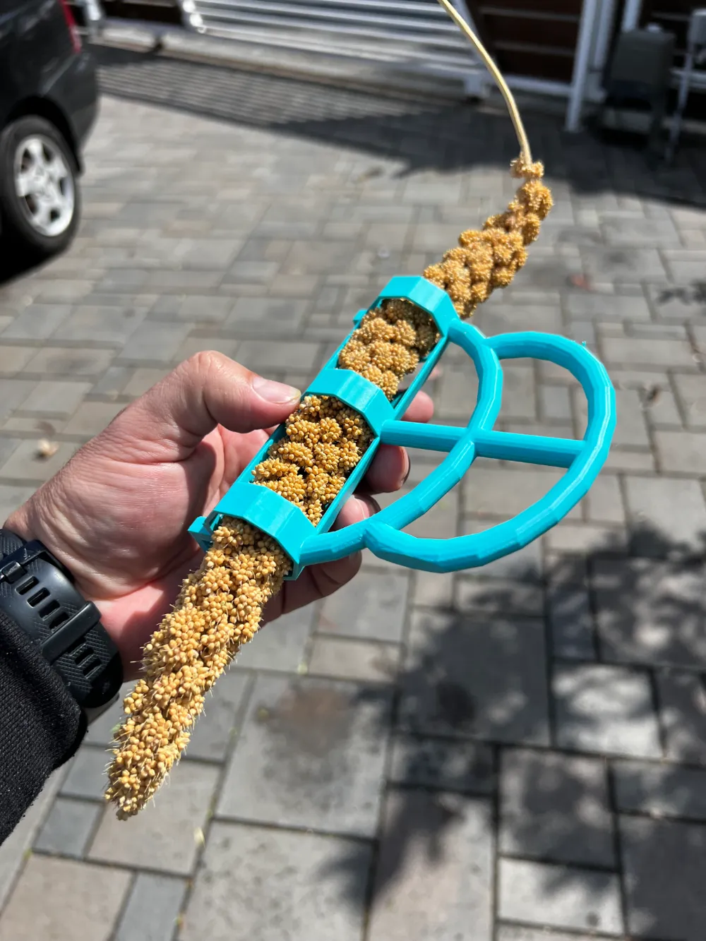 MIllet Holder Fits more cages Remixed by J3rkbagMakerWorld: Download ...