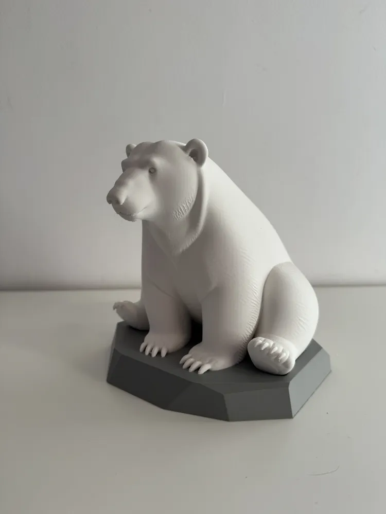 Polar Bear Night Light – LED Puck KC007 - Free 3D Print Model - MakerWorld