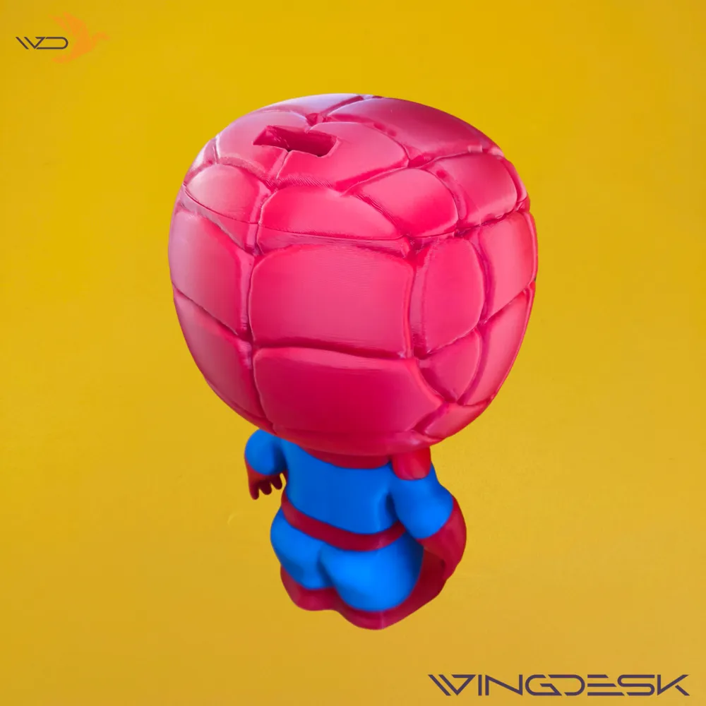 Spider-Man Piggy Bank (32cm) - Free 3D Print Model - MakerWorld