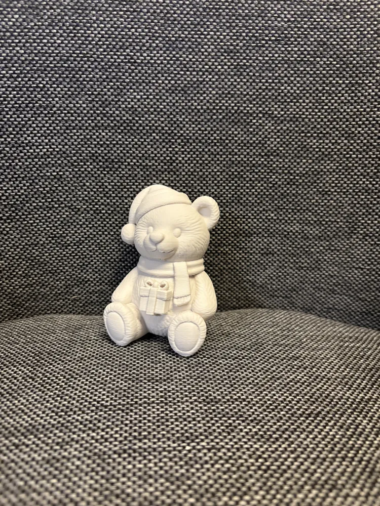 Christmas Teddy Bear - Free 3D Print Model - MakerWorld