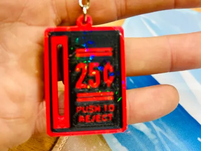 Arcade Game Coin Slot Keychain by downeast3d MakerWorld: Download Free ...