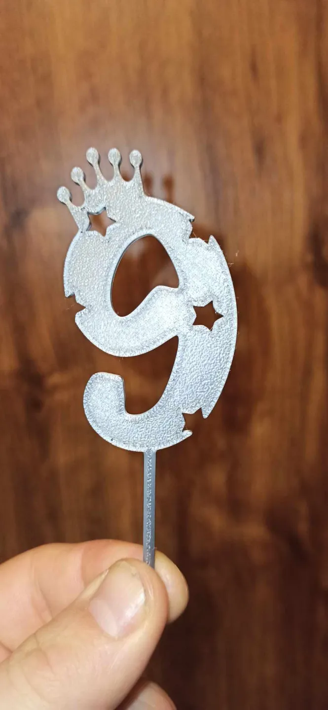 Topper Cake number - cisla dort 9 by kolar.majkl - MakerWorld