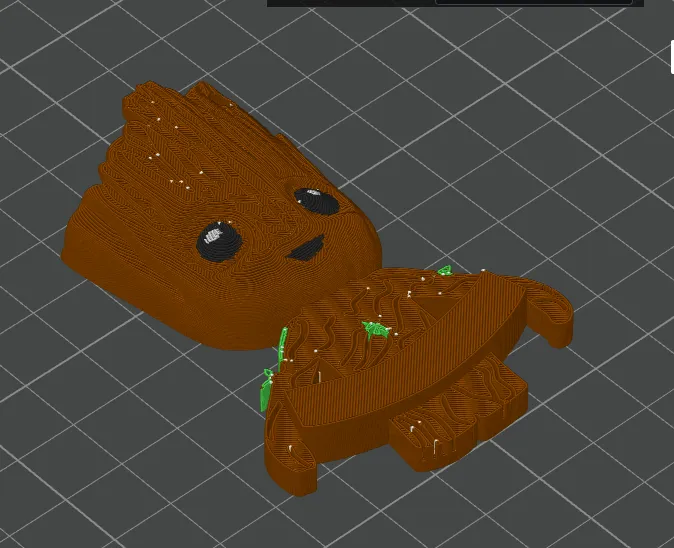 CUSTOM BABY GROOT KEYCHAIN by CREATIVE_DESINGS - MakerWorld