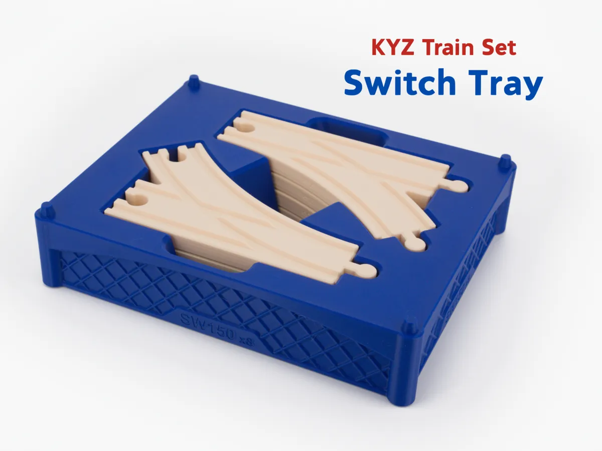 Switch Track Storage Trays - KYZ Train Set - Free 3D Print Model ...