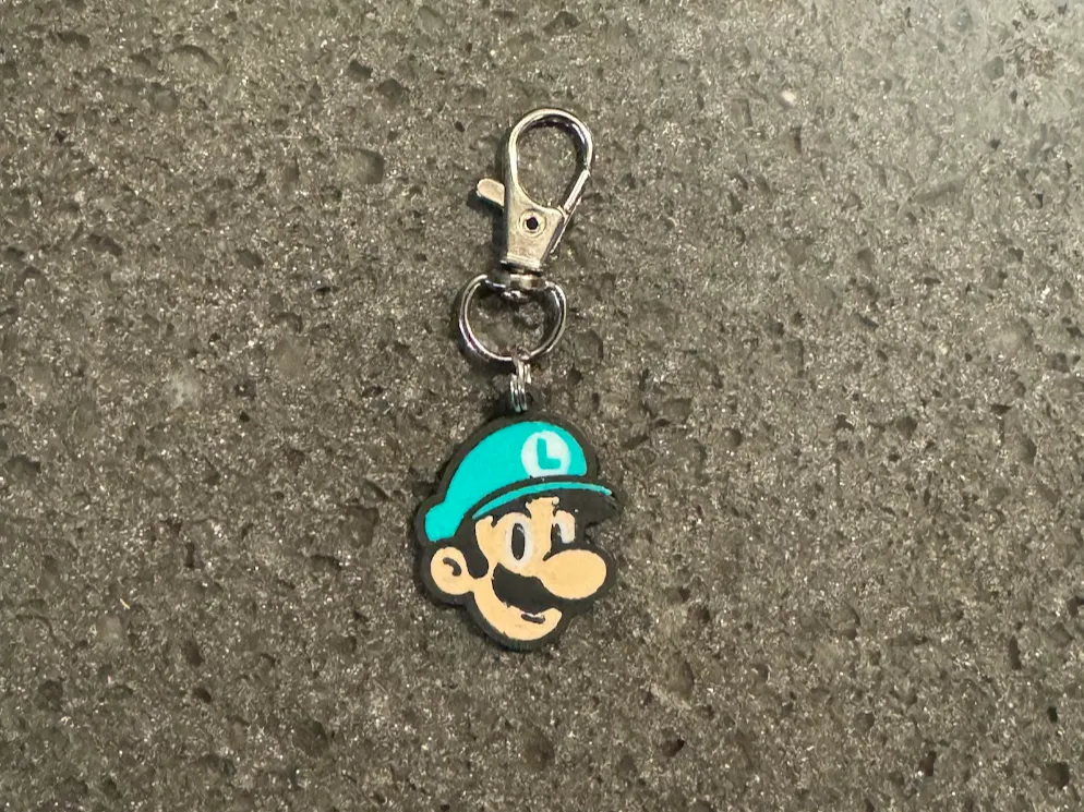 Multicolor Luigi Keychain by TheKingOfSpain - MakerWorld