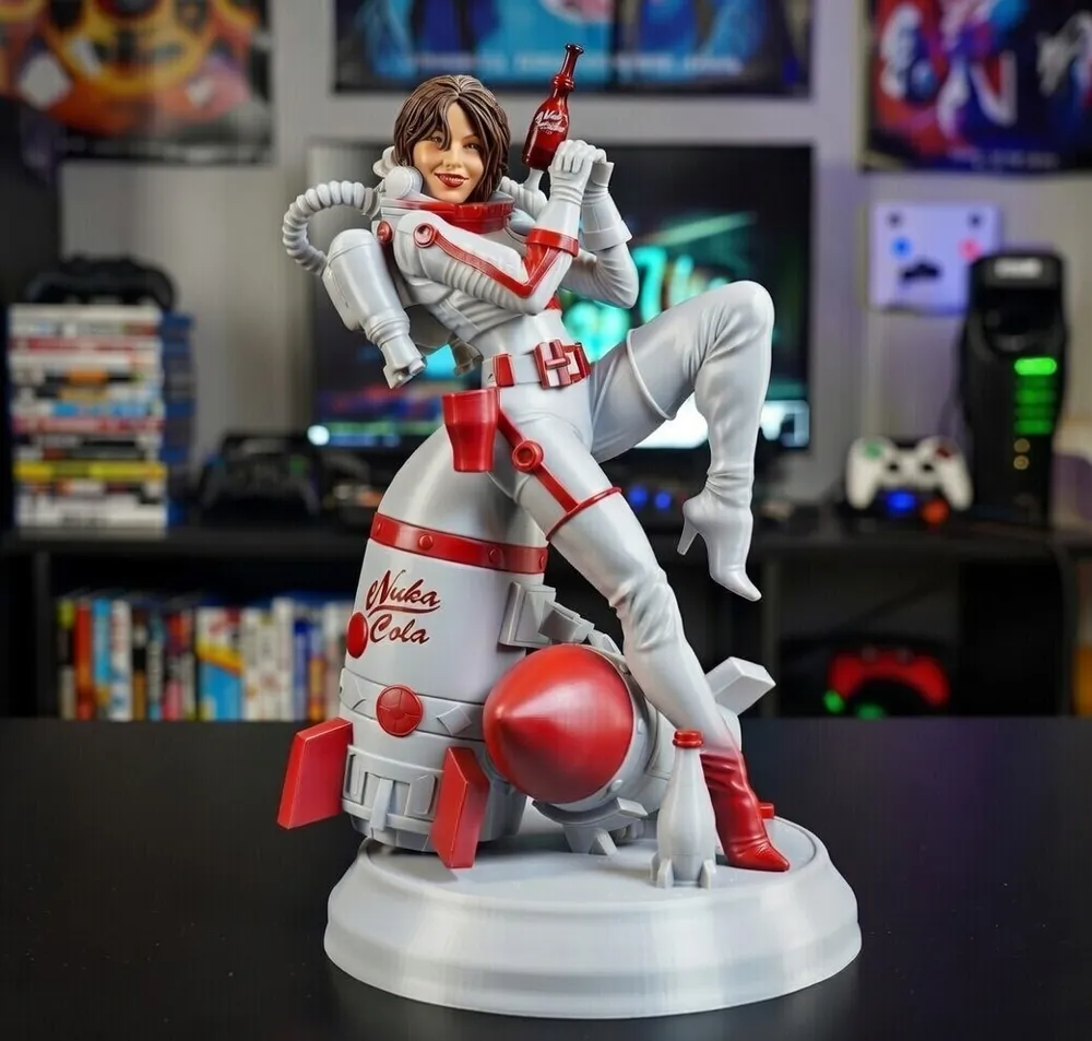 Fallout Lucy MacLean Nuka-Girl Space Suit - Free 3D Print Model ...