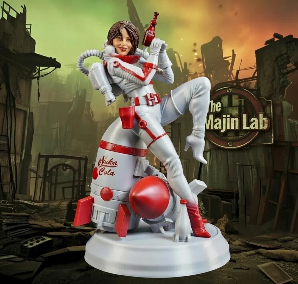 Fallout Lucy MacLean Nuka-Girl Space Suit - Free 3D Print Model ...