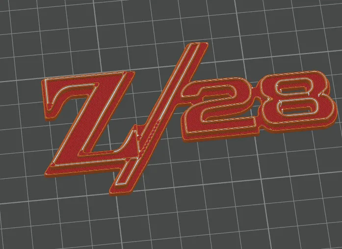 Camaro Z28 Emblem 1969 - Free 3D Print Model - MakerWorld