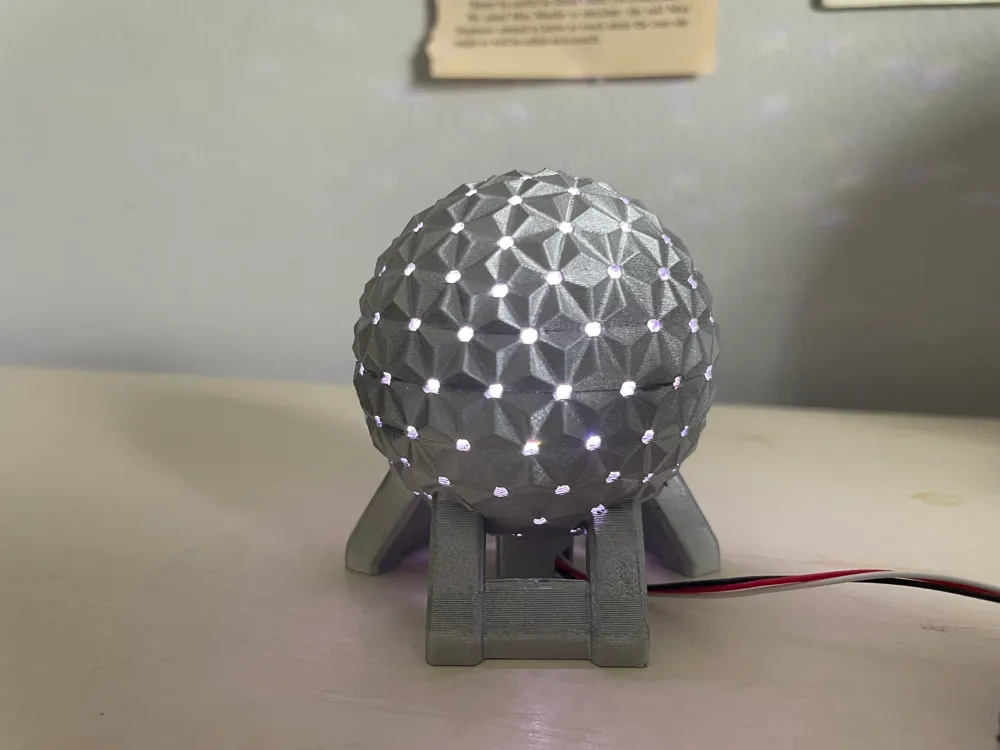 Mini Epcot Ball (Spaceship Earth) by Spencer - MakerWorld