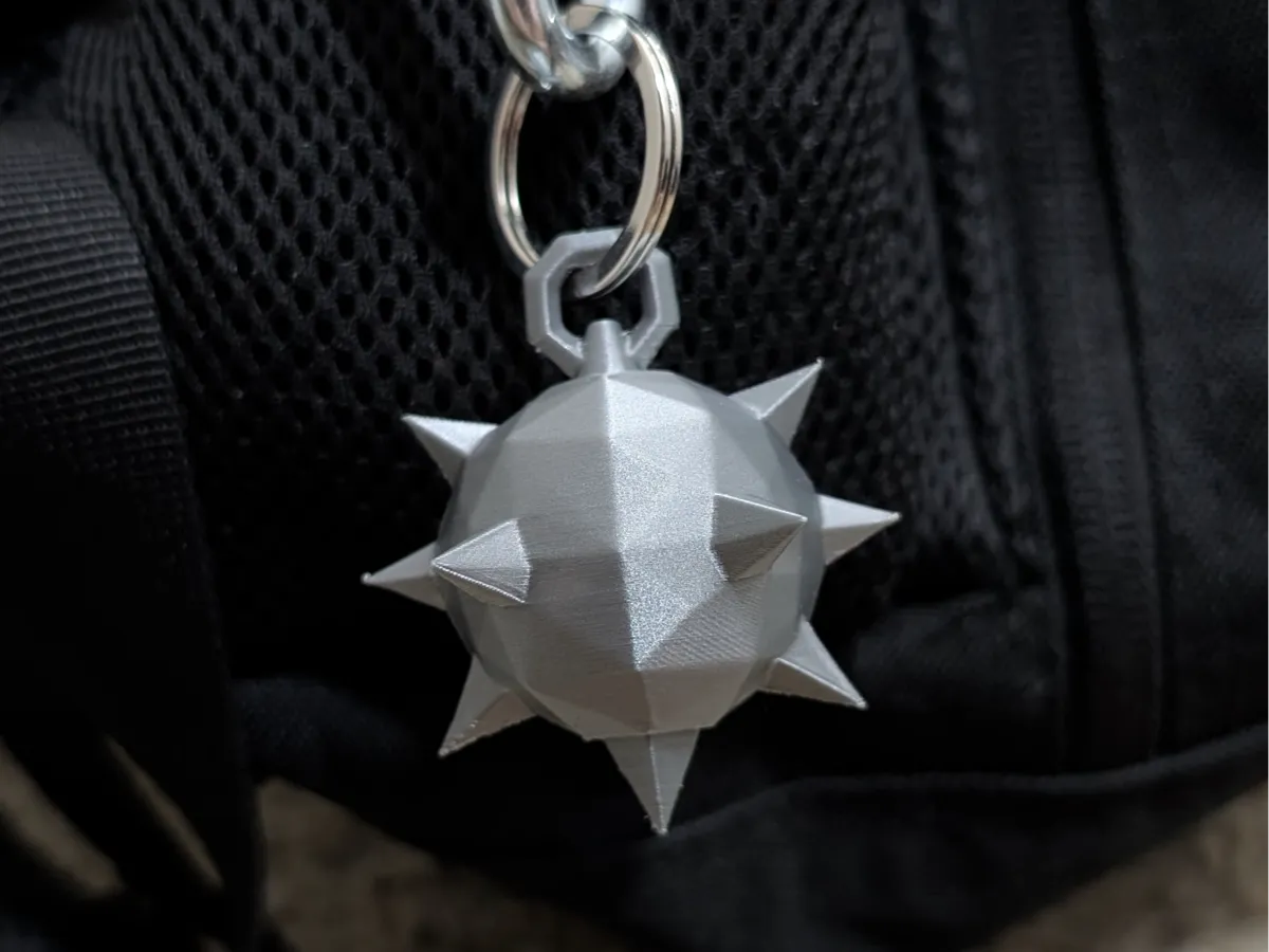 Chaveiro Maça Low Poly - Modelo gratuito para impressão 3D - MakerWorld