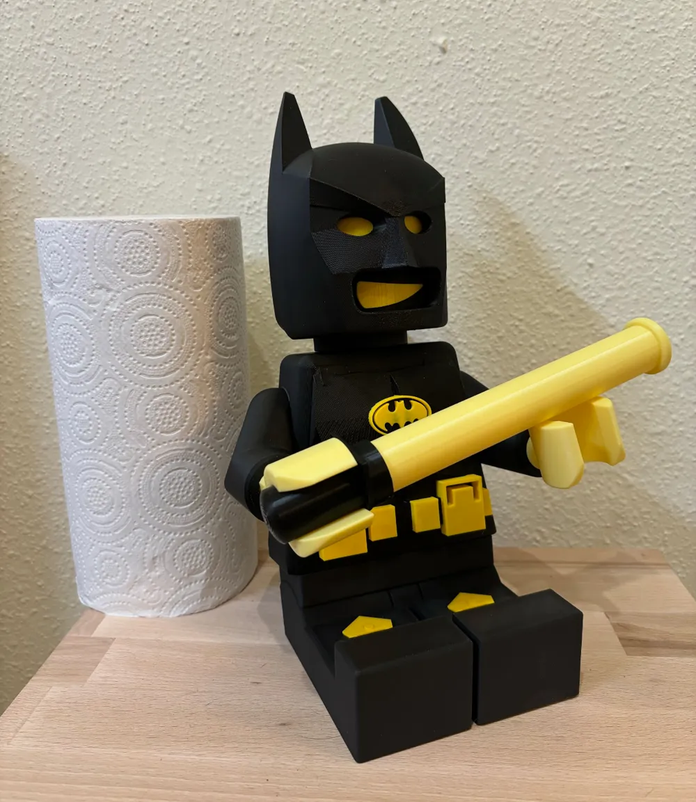 Batman Brick Kitchen Paper Holder by Acheituno - MakerWorld