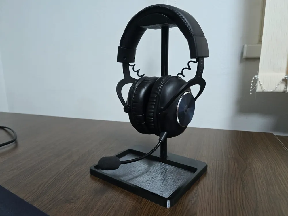 Headphone Stand TZ Design - Free 3D Print Model - MakerWorld